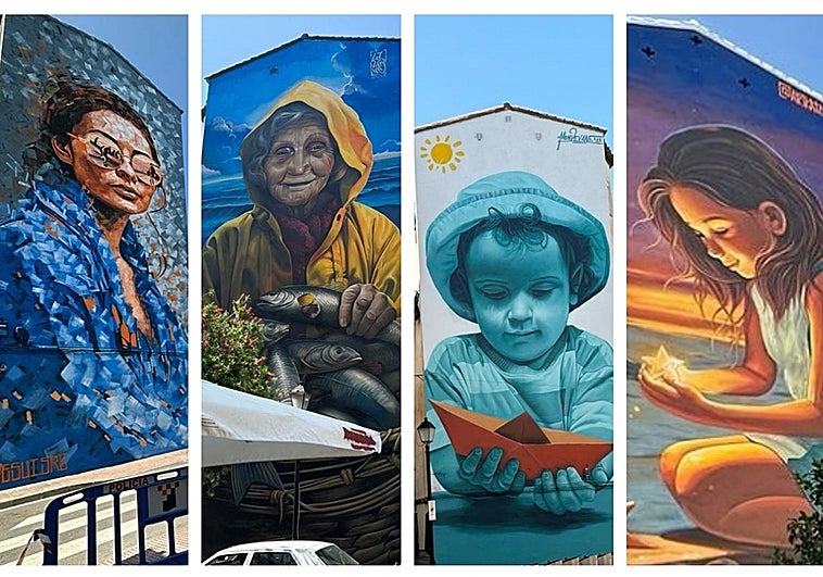 Fuengirola estrena cuatro murales urbanos en el barrio de El Boquetillo | Diario Sur